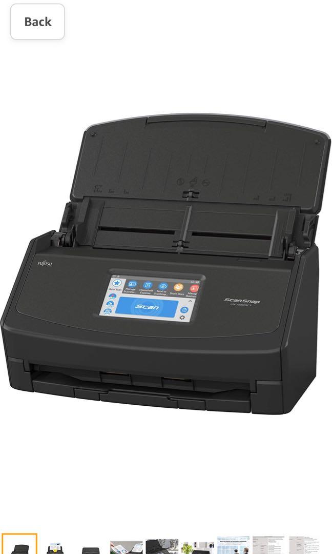 Fujitsu ScanSnap iX1500 Color Duplex Document Scanner with Touch Screen ...