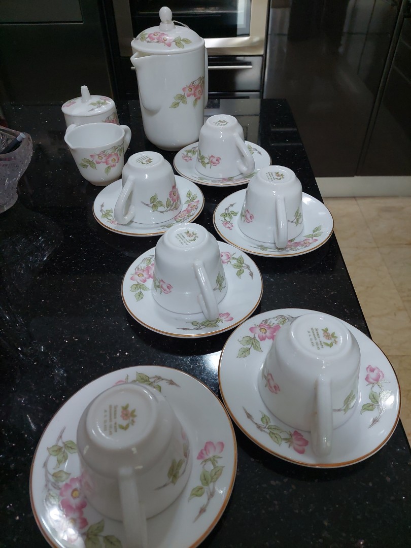 Full Tea Set, Furniture & Home Living, Kitchenware & Tableware, Coffee ...