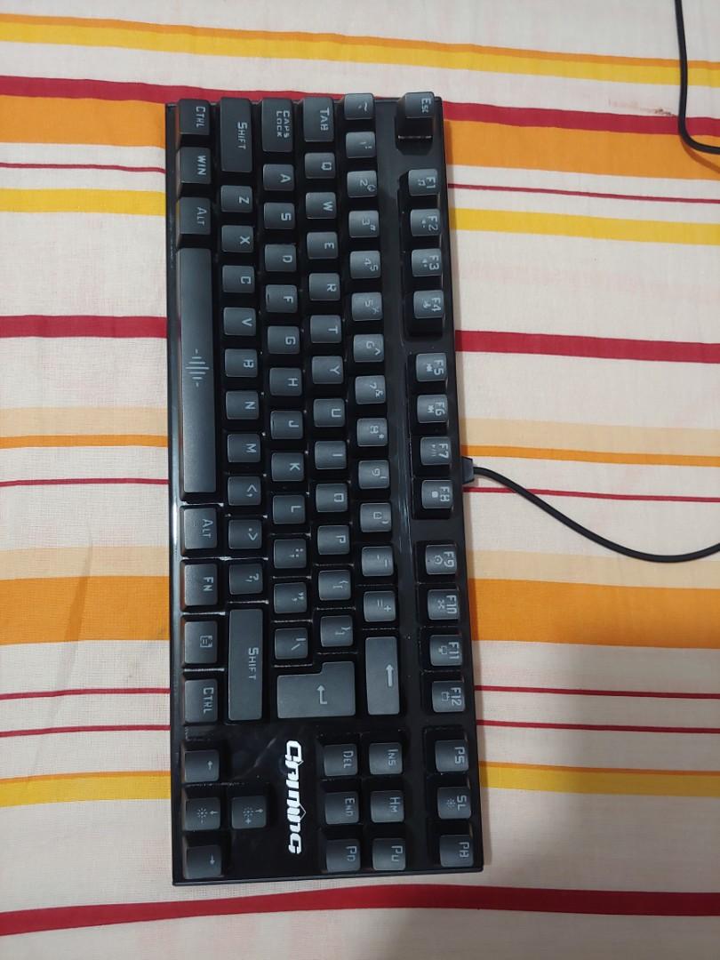 Gigaware k28 blue switch mechanical keyboard, Computers & Tech, Parts ...