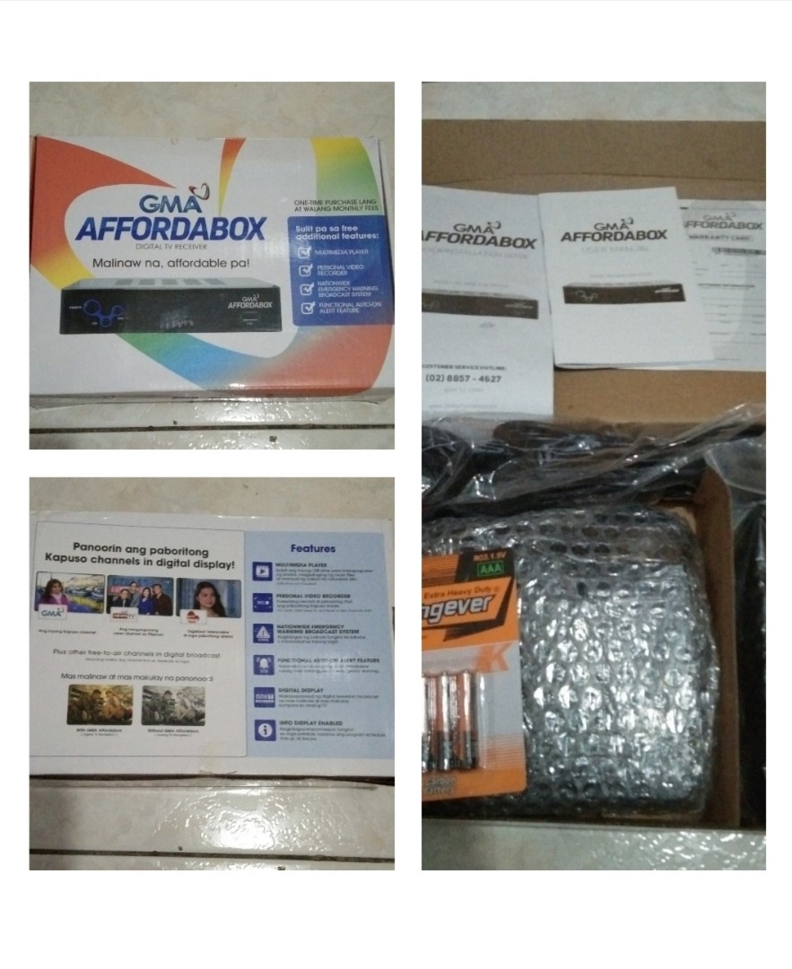 GMA AFFORDABOX, TV & Home Appliances, TV & Entertainment, TV Parts ...