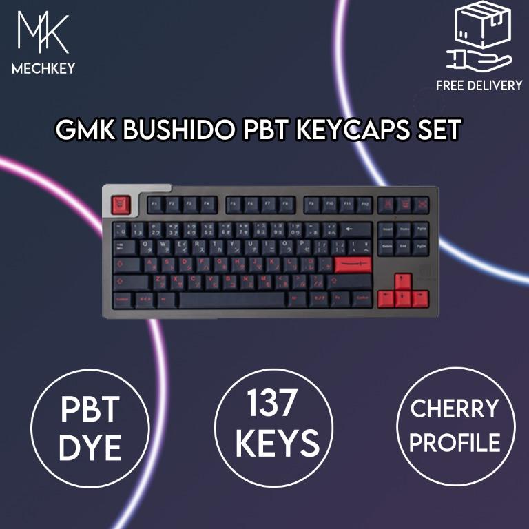 GMK Bushido PBT Cherry Profile Keycaps Set - 137 Keys [FREE DELIVERY ...
