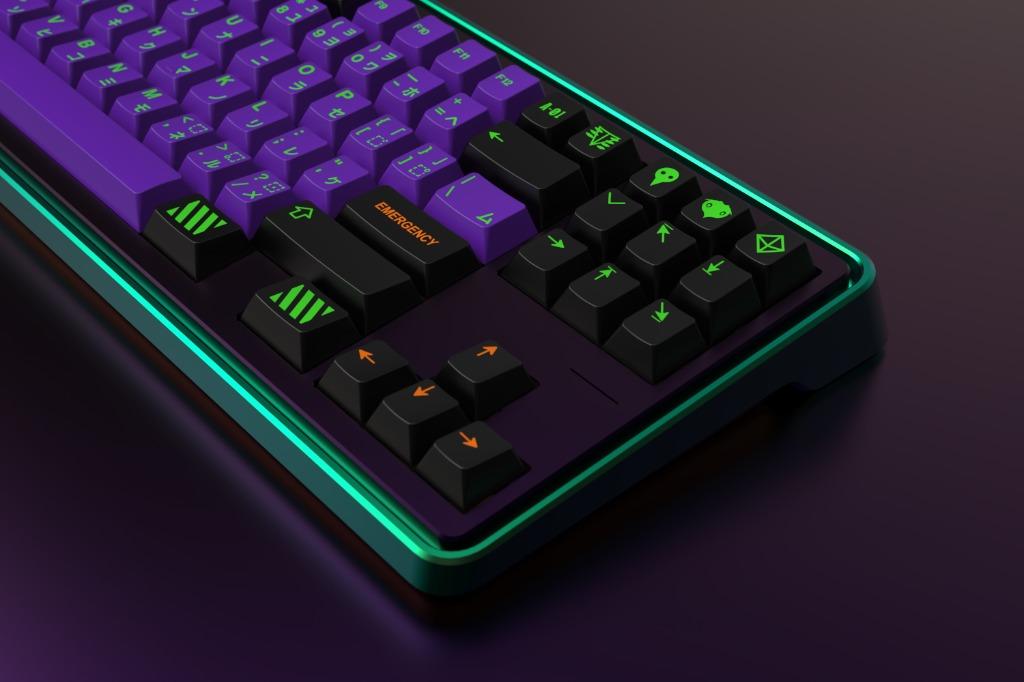 GMK Mecha / EVA Cherry Profile PBT Keycaps Set - 129 Keys, Computers ...