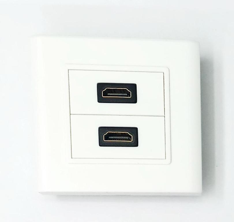 HDMI WALL SOCKET 2PORT, Computers & Tech, Parts & Accessories, Cables ...
