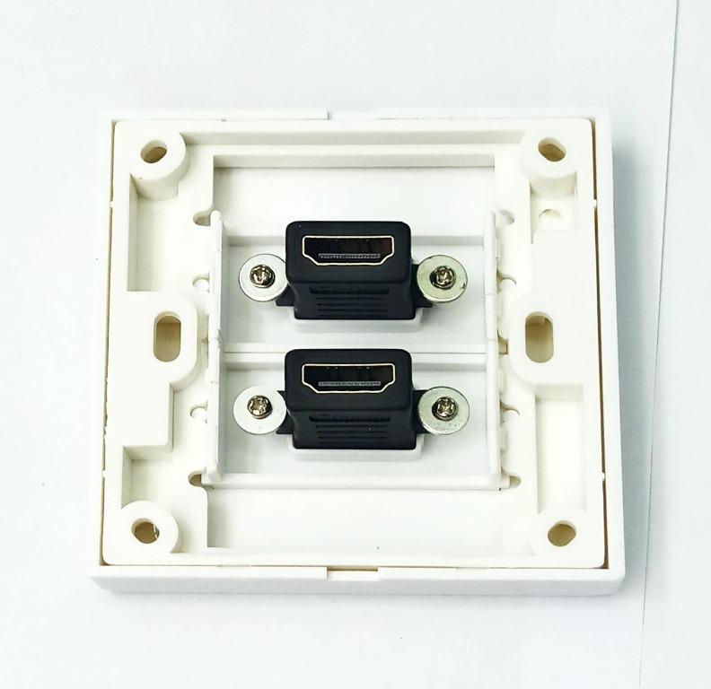 HDMI WALL SOCKET 2PORT, Computers & Tech, Parts & Accessories, Cables ...