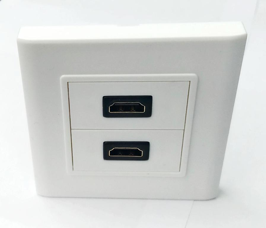 HDMI WALL SOCKET 2PORT, Computers & Tech, Parts & Accessories, Cables ...