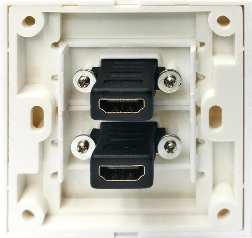 HDMI WALL SOCKET 2PORT, Computers & Tech, Parts & Accessories, Cables ...