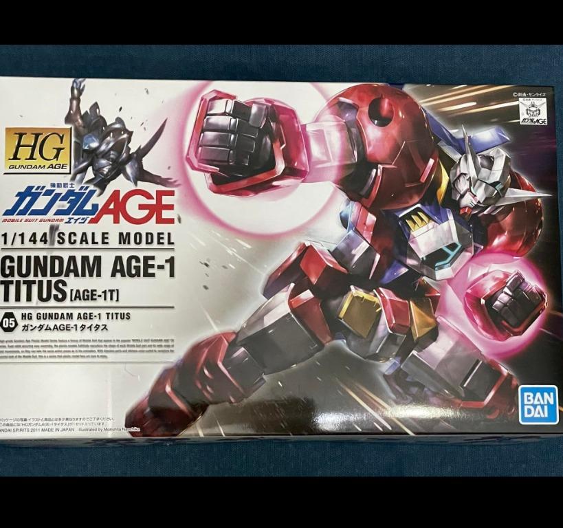 HG Gundam Age-1 Titus - Age-1T 高達 (泰坦型) - Gundam Age 系列, 興趣及遊戲, 玩具 & 遊戲 ...