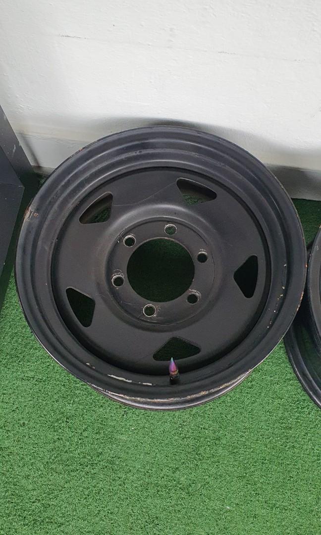 Hiace 15 inch offset rim only, Car Accessories, Tyres & Rims on Carousell