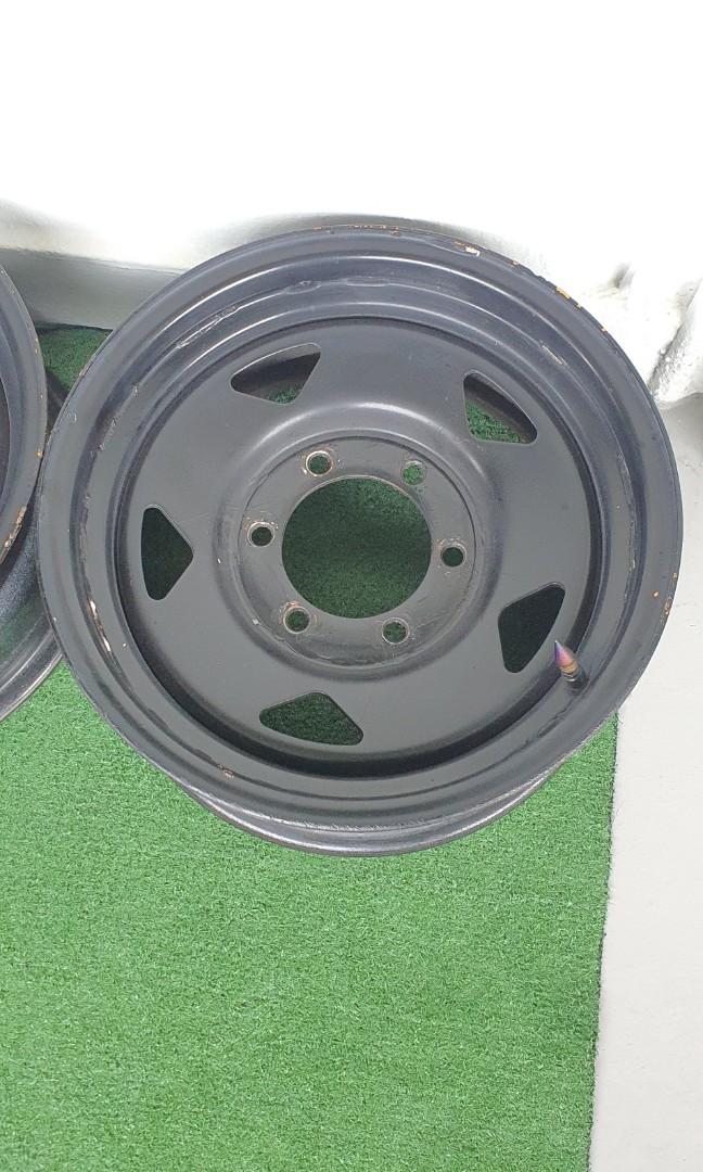 Hiace 15 inch offset rim only, Car Accessories, Tyres & Rims on Carousell