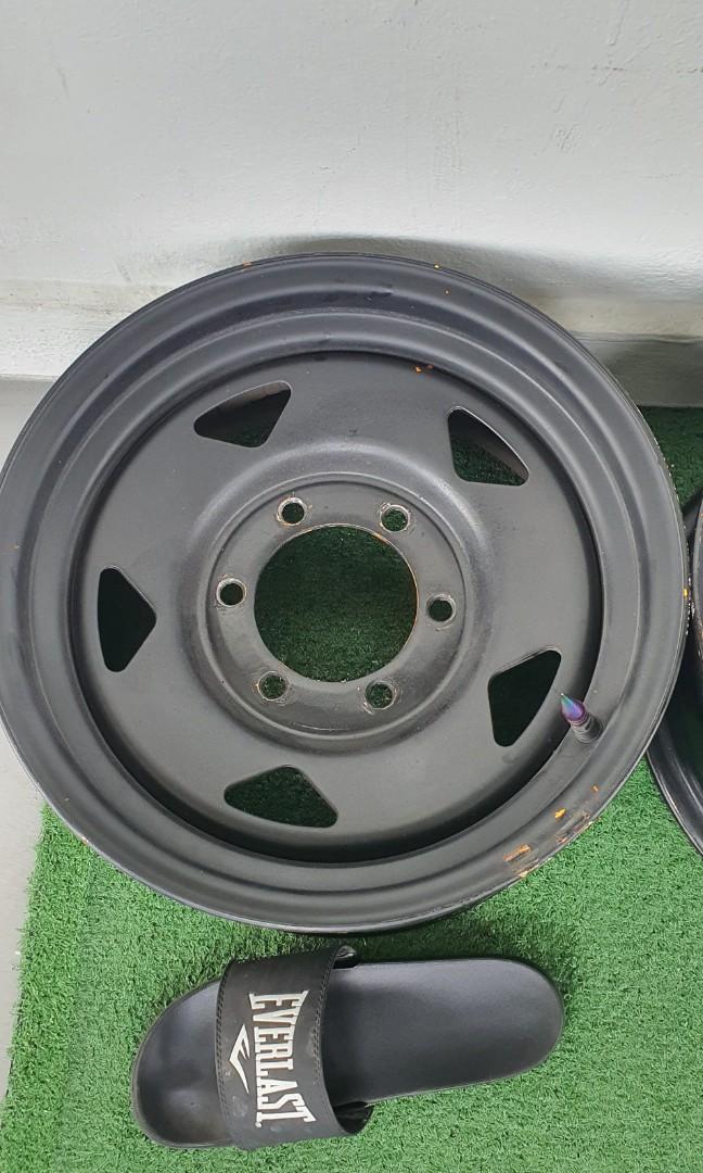 Hiace 15 inch offset rim only, Car Accessories, Tyres & Rims on Carousell