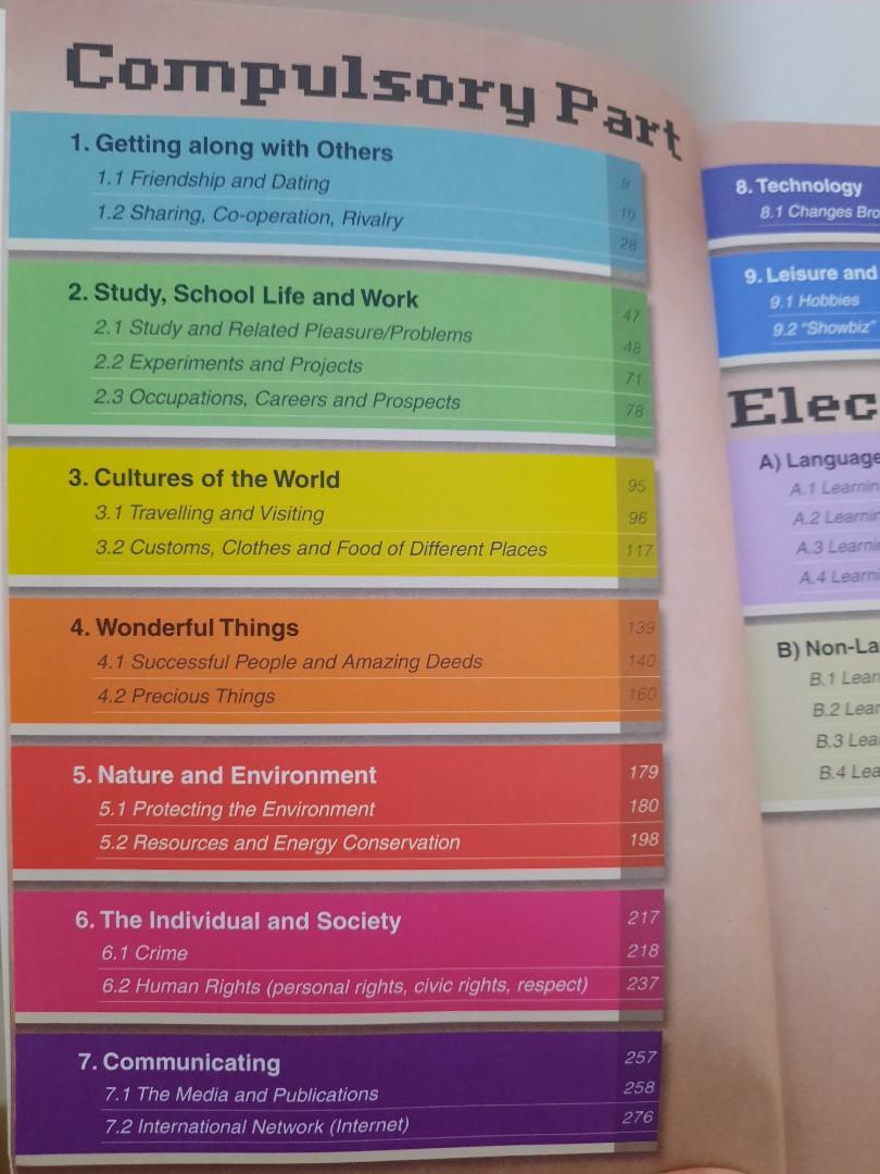 HKDSE English: Building Blocks for Effective Writing, 興趣及遊戲, 書本 & 文具 ...