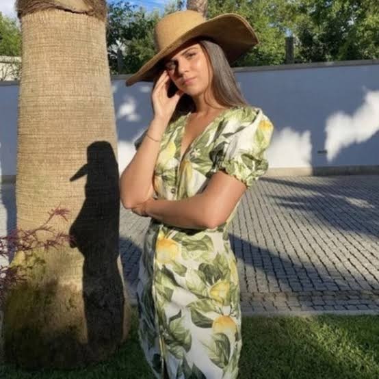 H&M Lemon Print Linen Dress, Women's Fashion, Dresses & Sets, Dresses ...