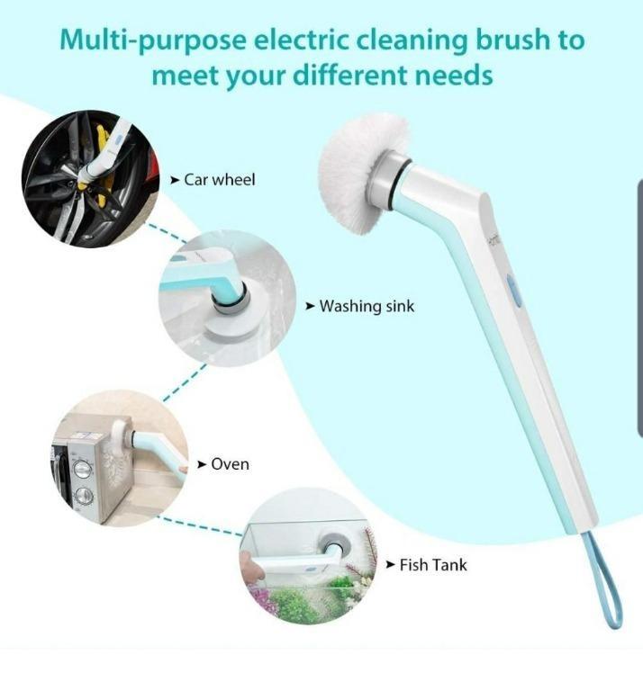 Homitt Electric Spin Scrubber Power Brush Shower Scrubber, Cordless and ...