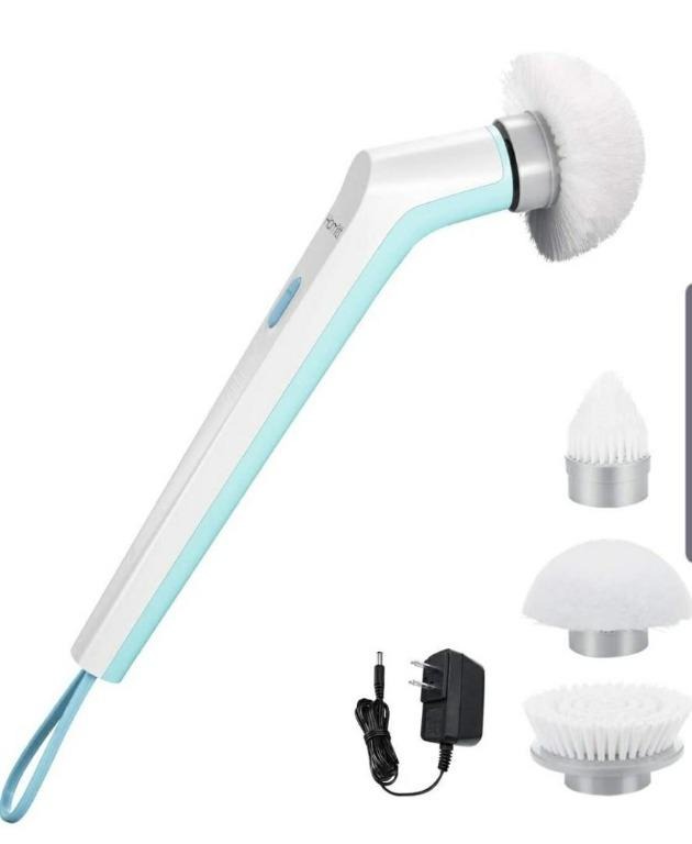Homitt Electric Spin Scrubber Power Brush Shower Scrubber, Cordless and ...