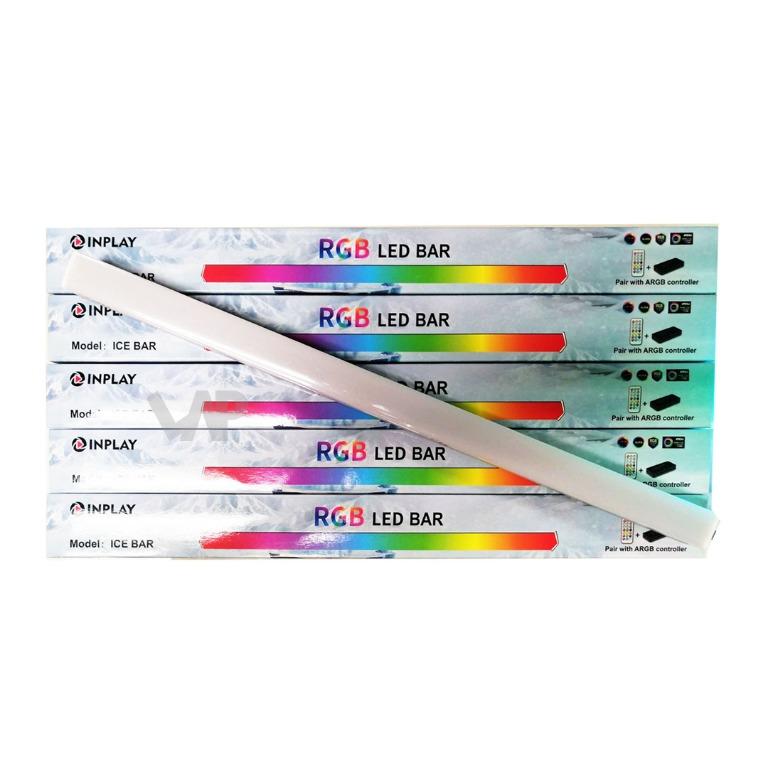 INPLAY ICE BAR, RGB LED BAR, MAGNETIC BASE STAND, EASY ATTACH TO YOUR ...