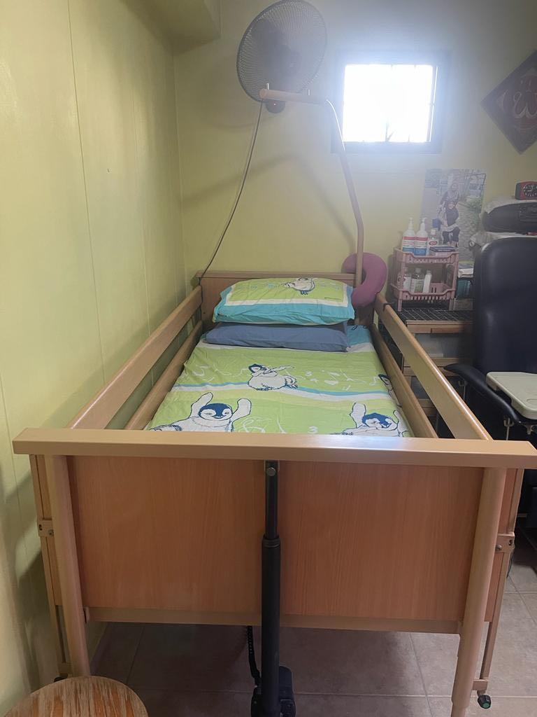 LINAK hospital bed with air mattress, Furniture & Home Living ...