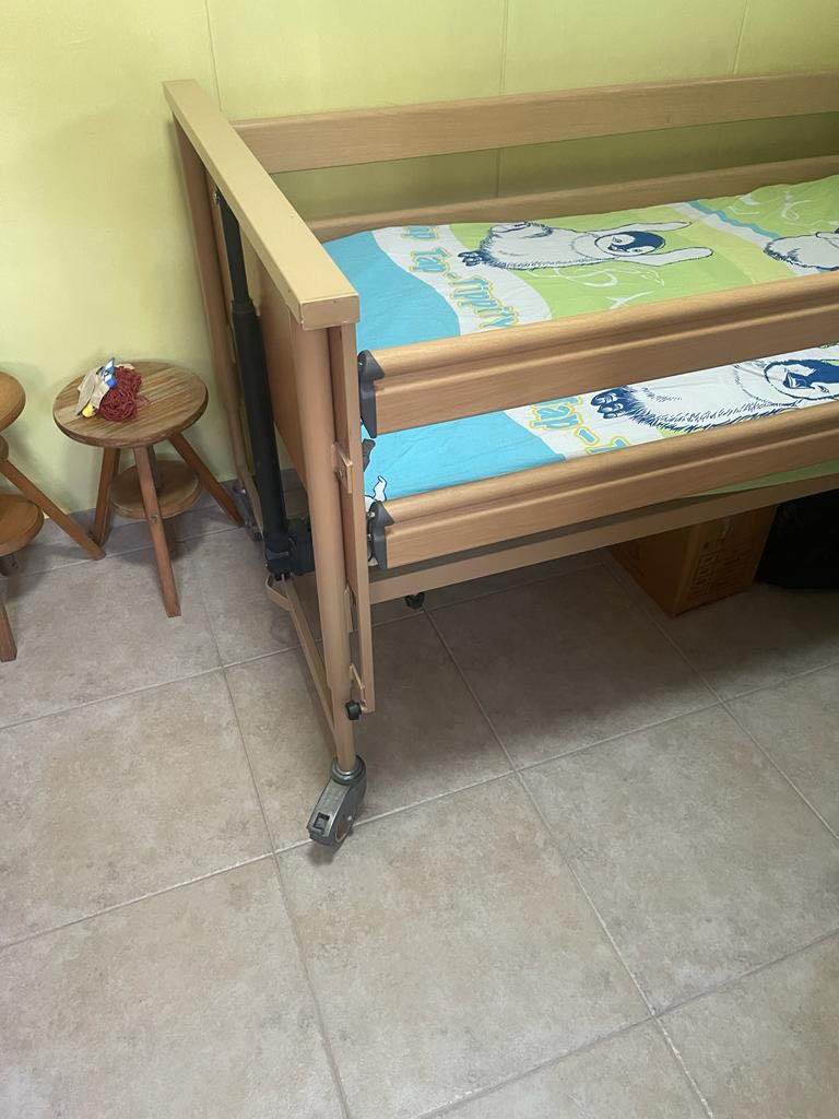 LINAK hospital bed with air mattress, Furniture & Home Living ...