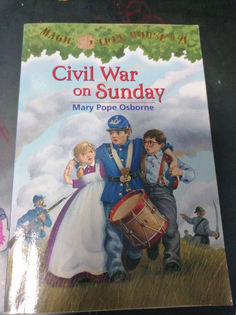 magic tree house-Civil war on Sunday, 興趣及遊戲, 書本 & 文具, 小朋友書 - Carousell