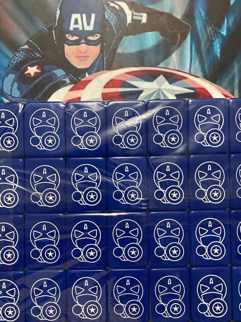 Marvel Caption America Mahjong tiles SG, Hobbies & Toys, Toys & Games ...