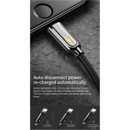 MCDODO CA-526 Auto Disconnect & Recharge Lightning Cable 1.2 Meter ...