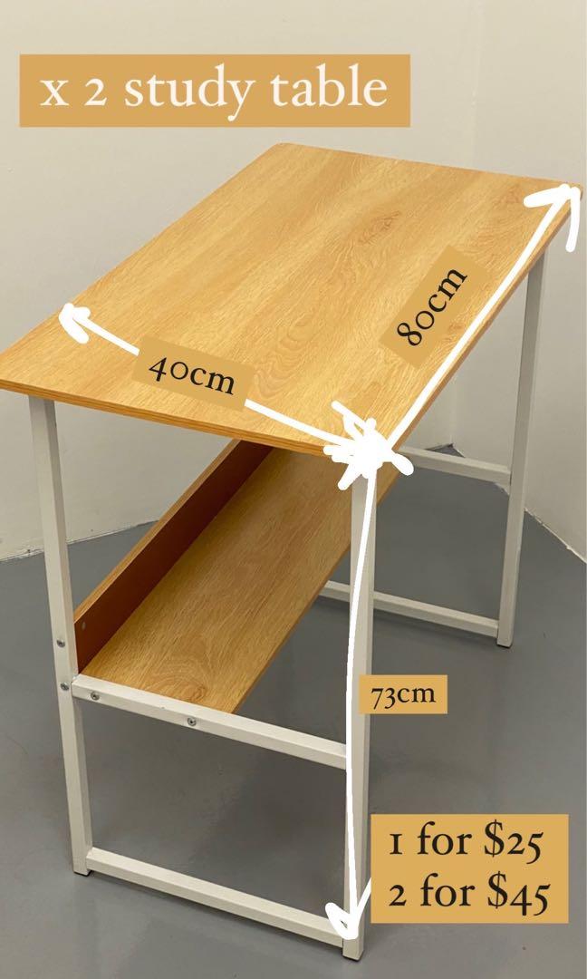 Minimalist Study Table, Furniture & Home Living, Furniture, Tables ...