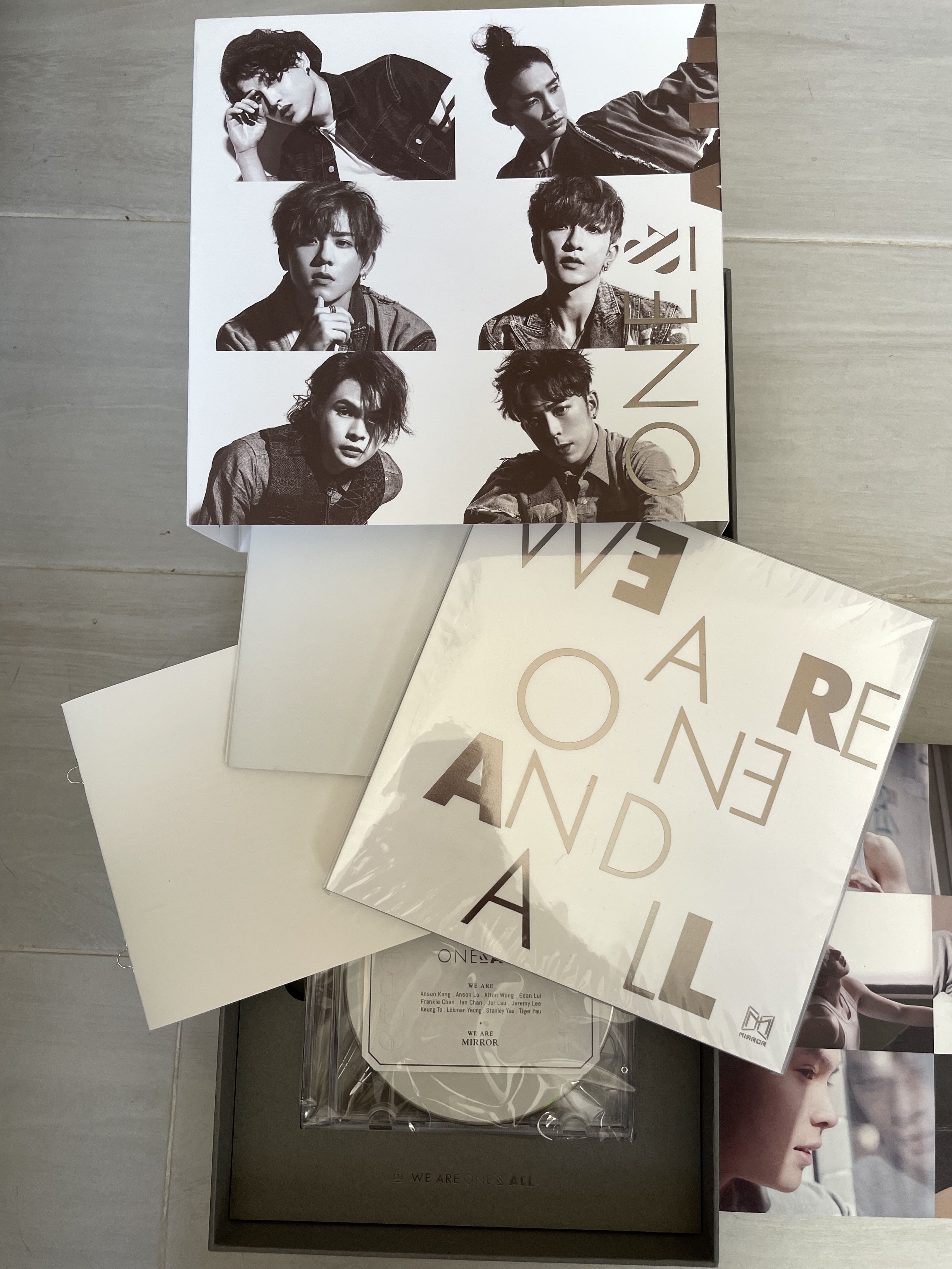 Mirror 《 One and All 》All Edition 2週年限定專輯 Keung To Anson Lo Edan Ian Jer Anson Kong Frankie ...