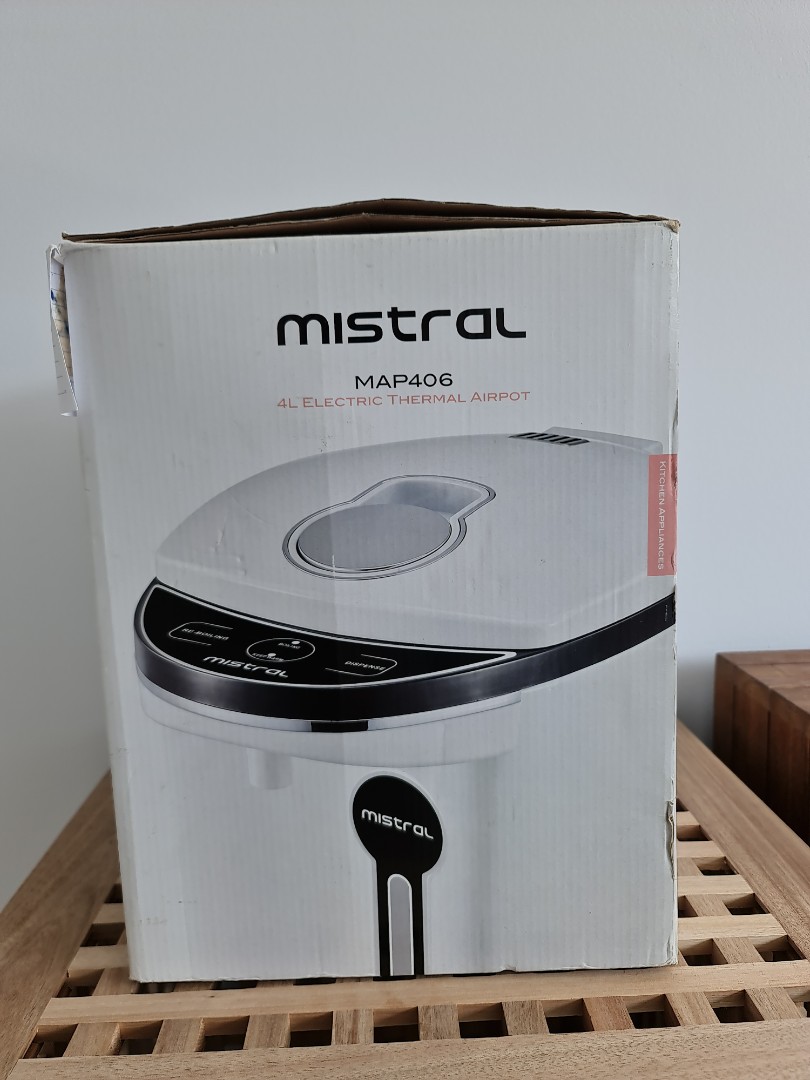 Mistral 4L Electric Thermal Airpot, TV & Home Appliances, Kitchen ...