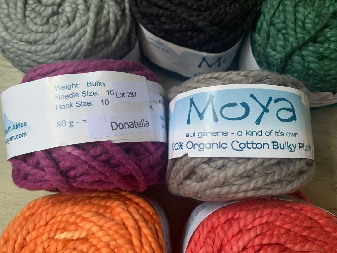 Moya yarn - Organic Cotton Bulky Plush, Hobbies & Toys, Stationery ...