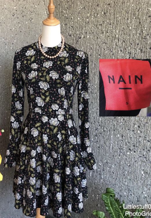 NAIN Korea Floral Tier Dress, Women's Fashion, Dresses & Sets, Dresses ...