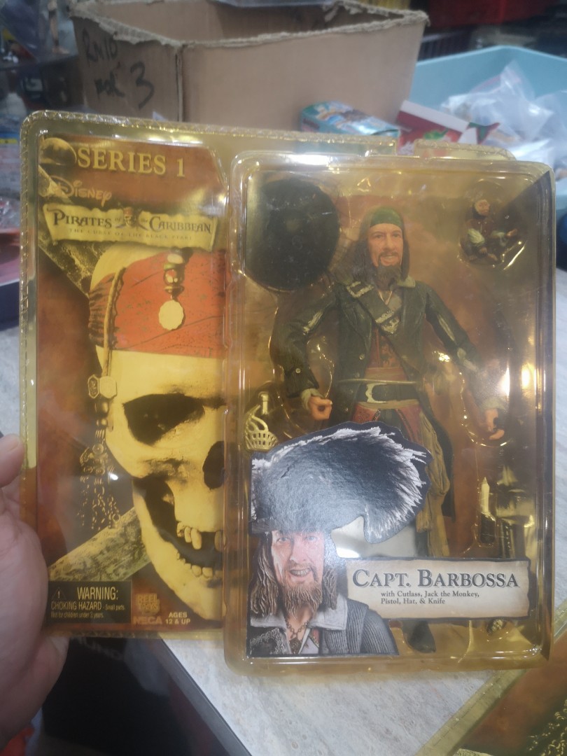 Neca pirates of caribbean capt. Barbossa, Hobbies & Toys, Toys & Games ...