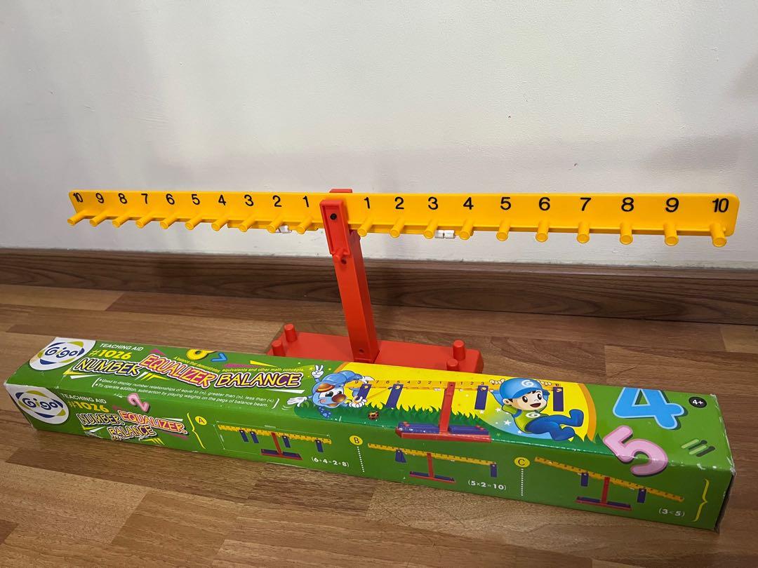 P1/2/3/4 Manipulative Math : Number equalizer balance, Hobbies & Toys ...