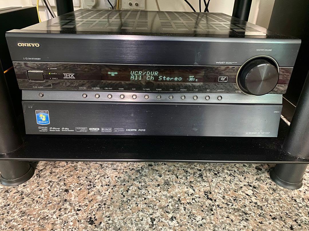 ONKYO receiver TX-NR1007, Audio, Soundbars, Speakers & Amplifiers on ...