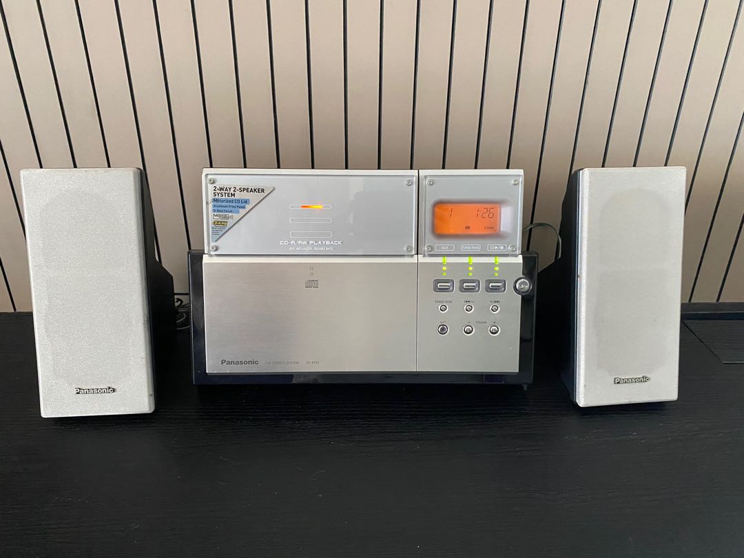 Panasonic Mini Hi-Fi Minimalist Sleek Design, TV & Home Appliances, TV ...