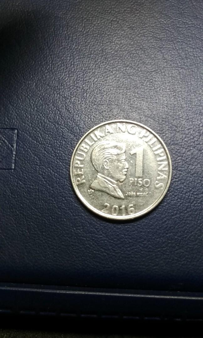 Philippine error coin:1peso coin 2016, Hobbies & Toys, Memorabilia ...