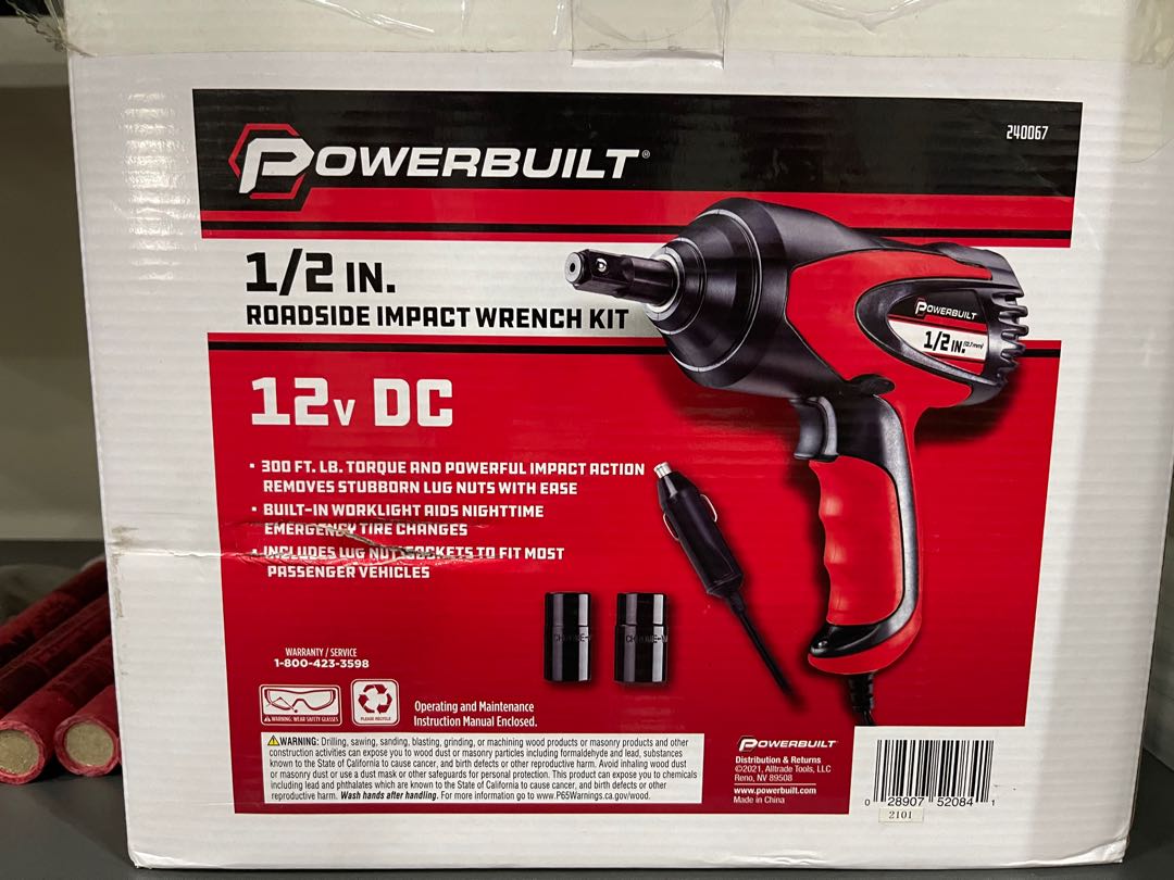 Powerbuilt impact wrench kit portable, Car Parts & Accessories, Other ...