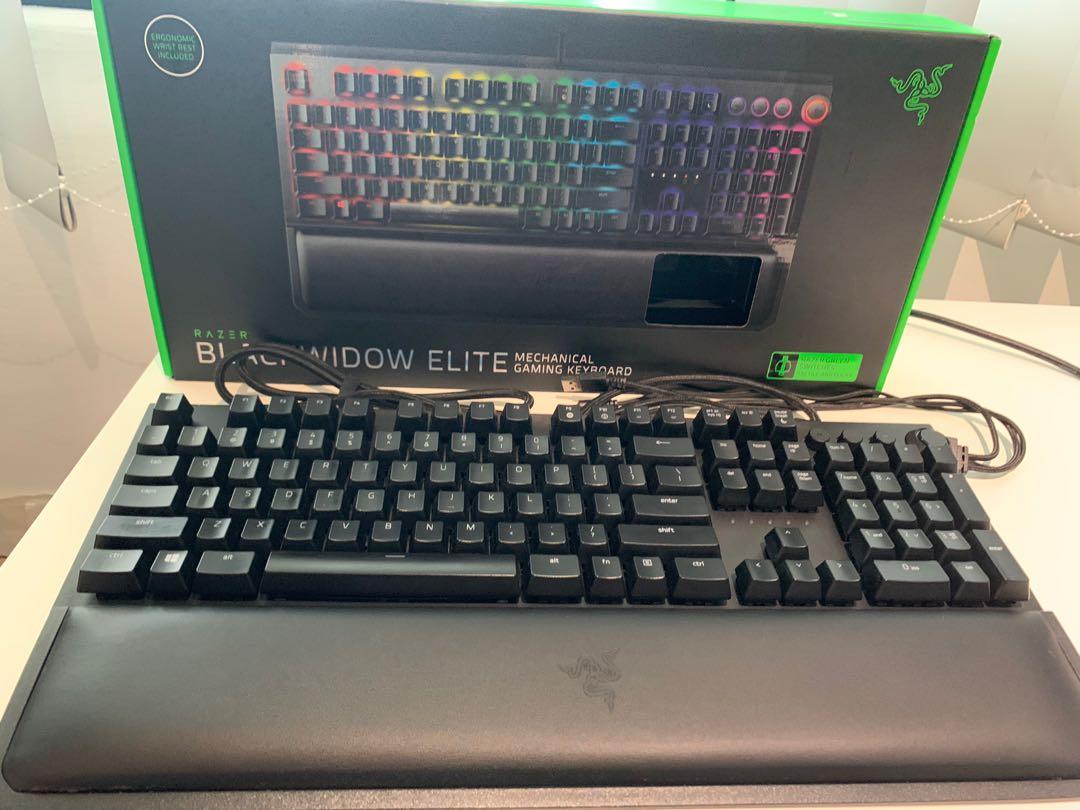 Razer Black Widow Elite Keyboard, Computers & Tech, Desktops on Carousell