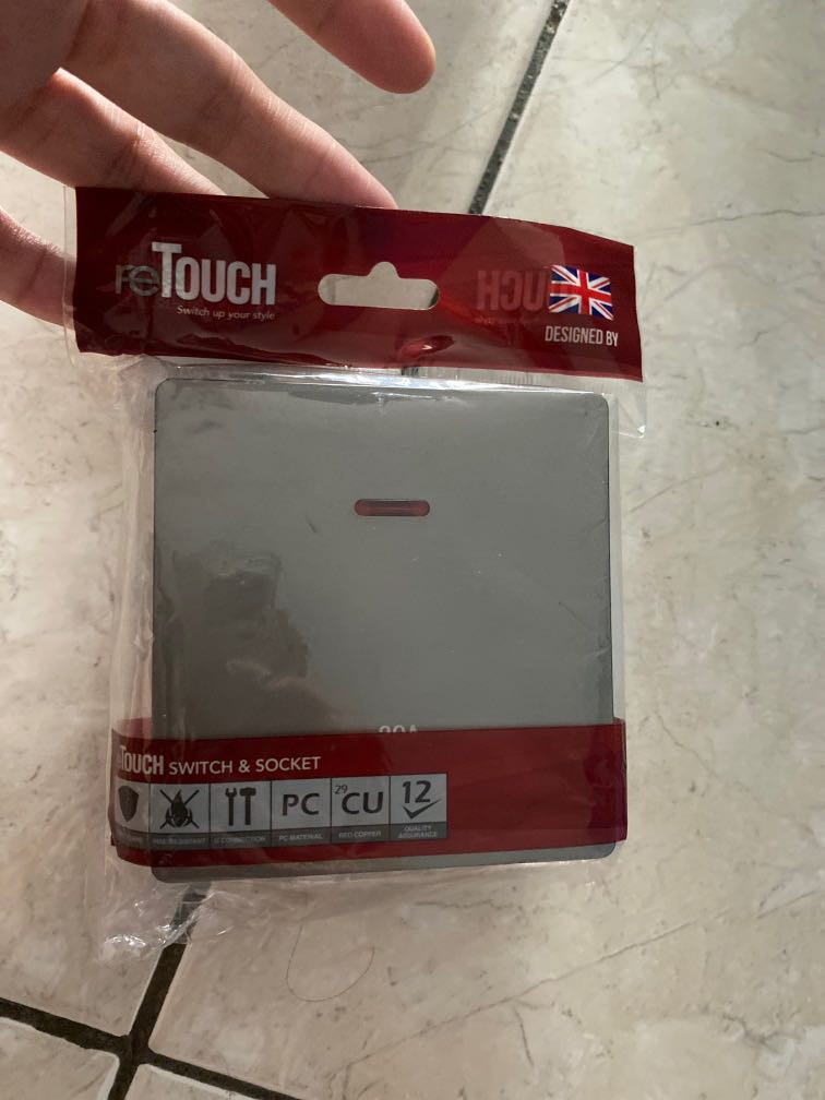 Retouch Ultra Rimless Socket and Slim Modern Switch socket, Furniture ...