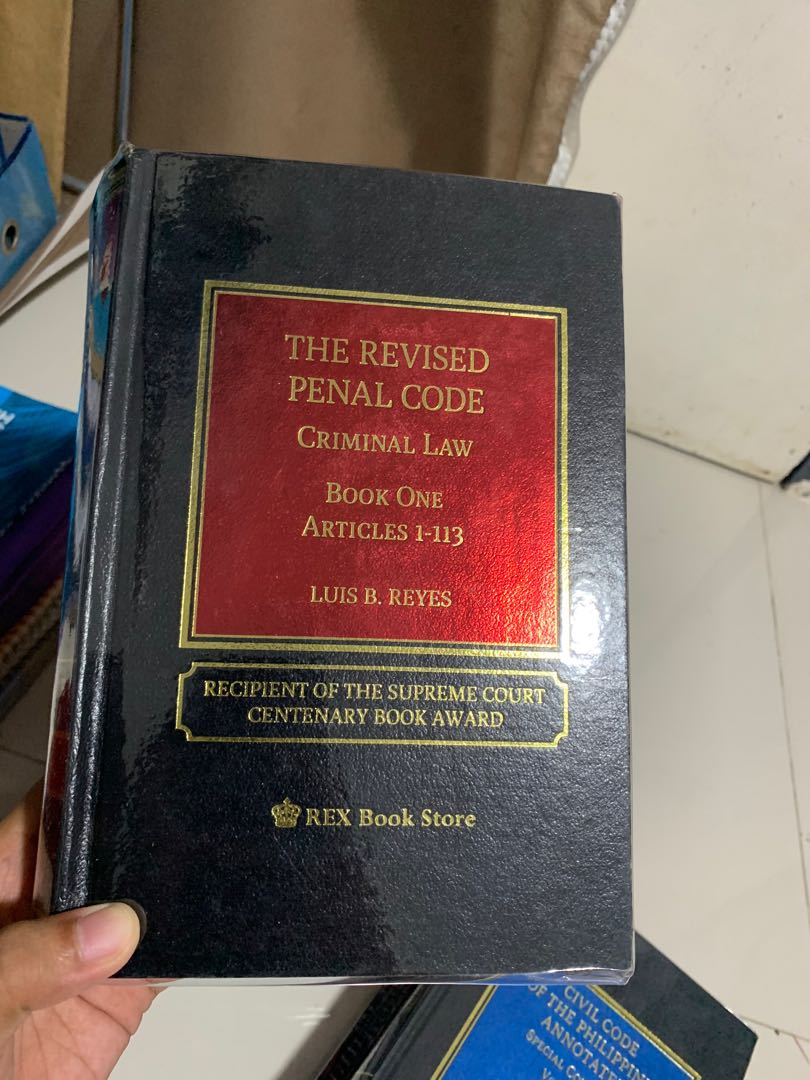 Revised Penal Code Vol 1, Hobbies & Toys, Books & Magazines, Textbooks ...