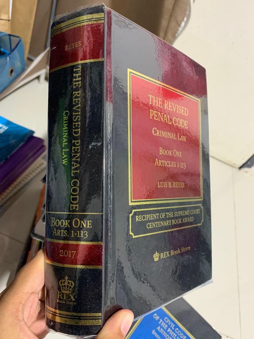 Revised Penal Code Vol 1, Hobbies & Toys, Books & Magazines, Textbooks ...