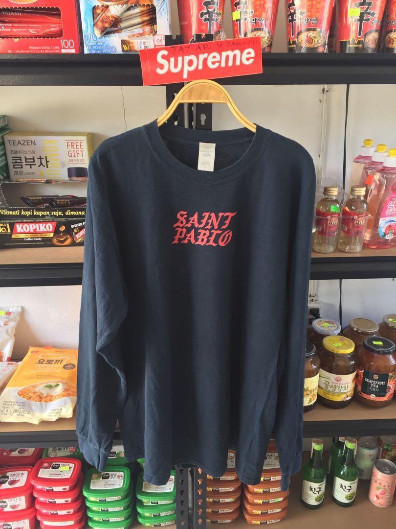 Saint Pablo Kim Kardashian Tennis Tour Kanye West Merch, Men's Fashion ...