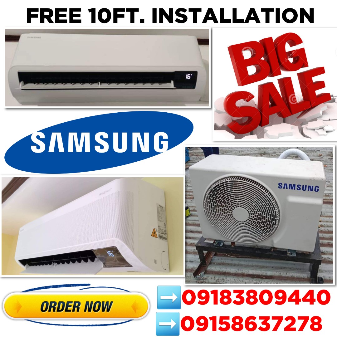 Samsung Split Type Aircon Inverter, TV & Home Appliances, Air ...