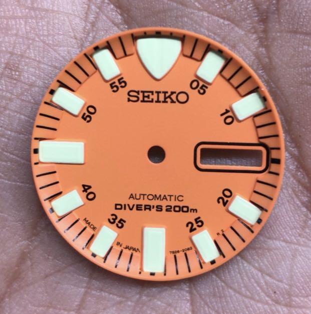 Seiko Monster Orange Dial First Generation, Men's Fashion, Watches ...