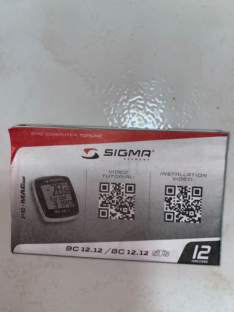 Sigma Bike computer, Sports Equipment, Bicycles & Parts, Parts ...