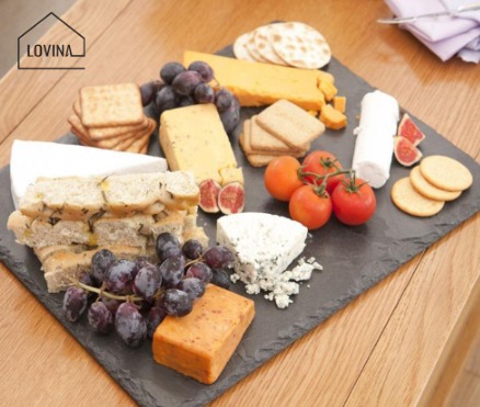 SLATE FOOD DISPLAY PLATTER PROPS NATURAL STONE PLATE PHOTOGRAPHY ...