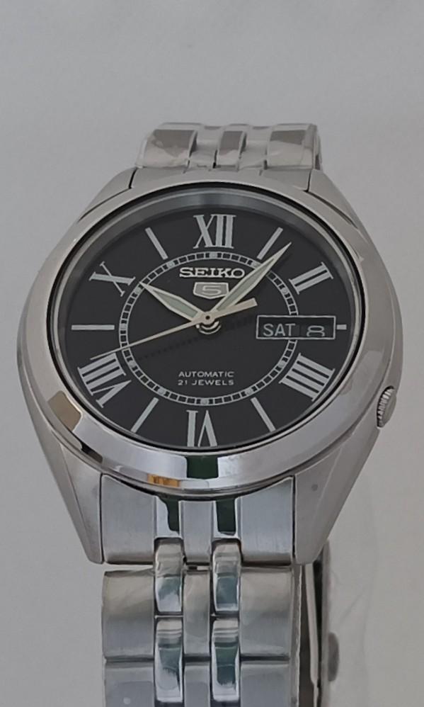 Smart Seiko Automatic 21 Jewels Roman Day Date Men's Watch, Luxury ...