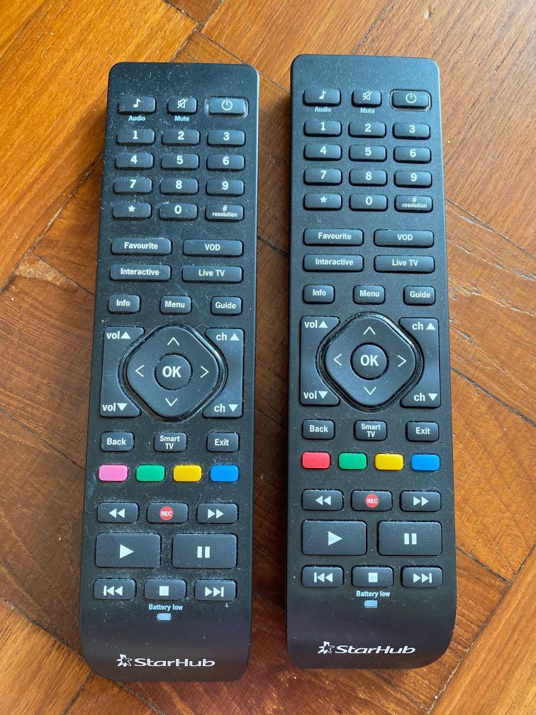 Starhub TV Remote Controls x 2, TV & Home Appliances, TV ...