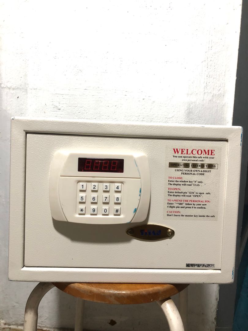Titan A4 size digital safe lock, Furniture & Home Living, Security ...