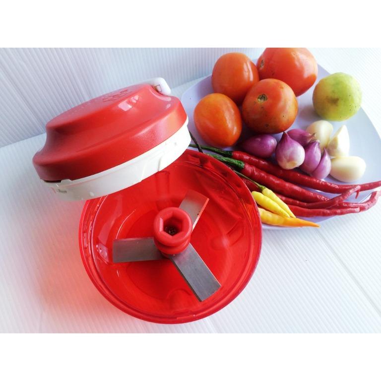 Tupperware Turbo Chopper Hand Food Chopper Manual Blender Food Mixer ...