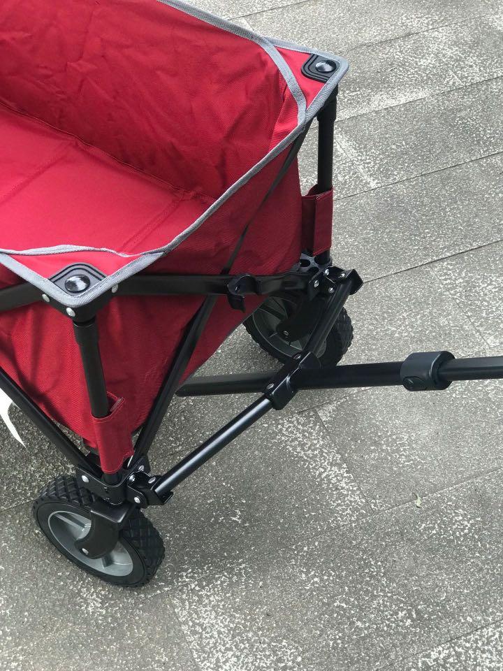 ULINE Outdoor Wagon Collapsible Trolley Utility Heavy Duty Cart, Sports ...