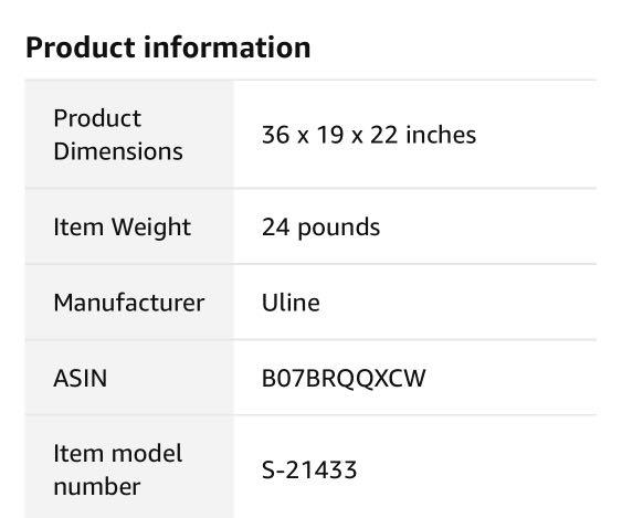 ULINE Outdoor Wagon Collapsible Trolley Utility Heavy Duty Cart, Sports ...